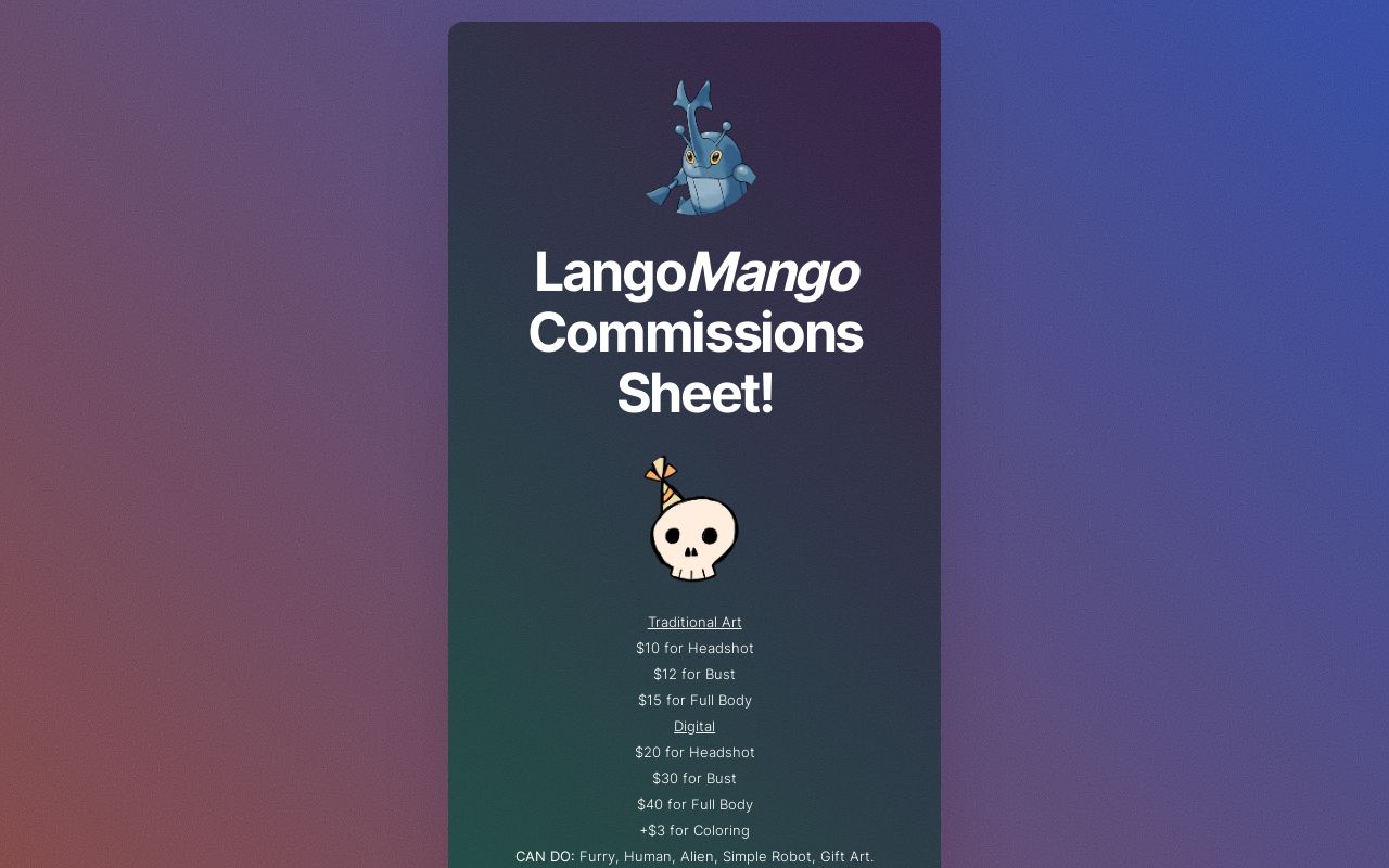 Lango_Mango_ Commissions